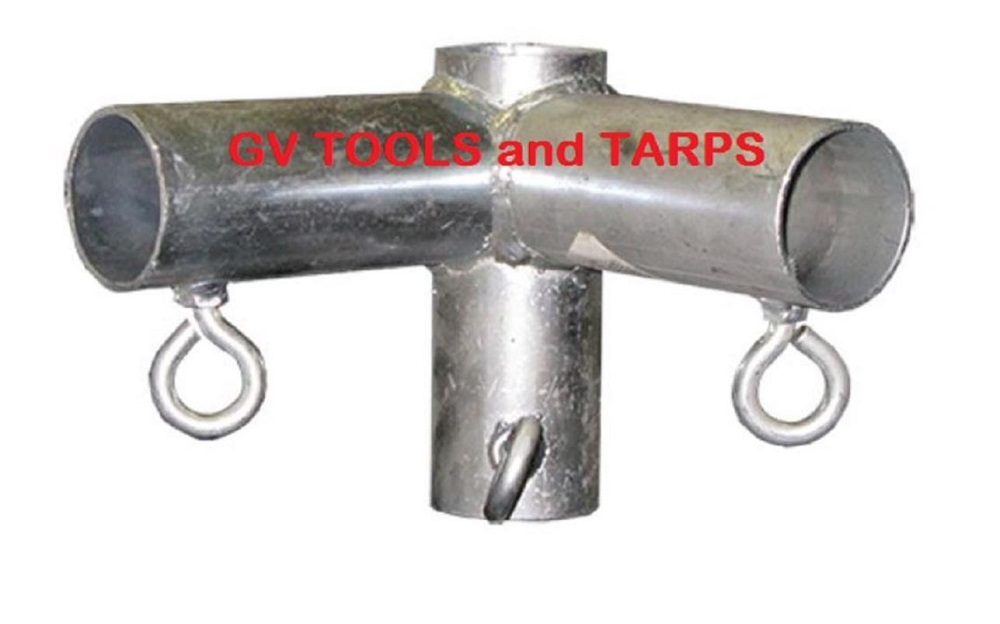 1 5/8" 3 way CORNER SLIDER CANOPY FITTING (FW03)-1 5/8" PIPI