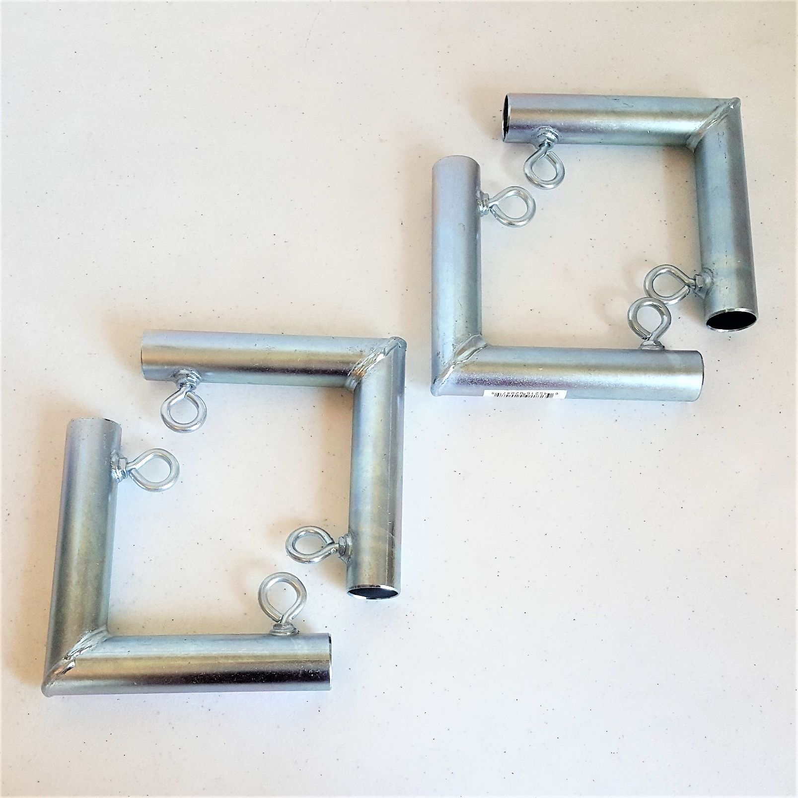 4PC - 1 3/8" 2 WAY CORNER CANOPY FITTING (FVFL) FREE SHIPPING