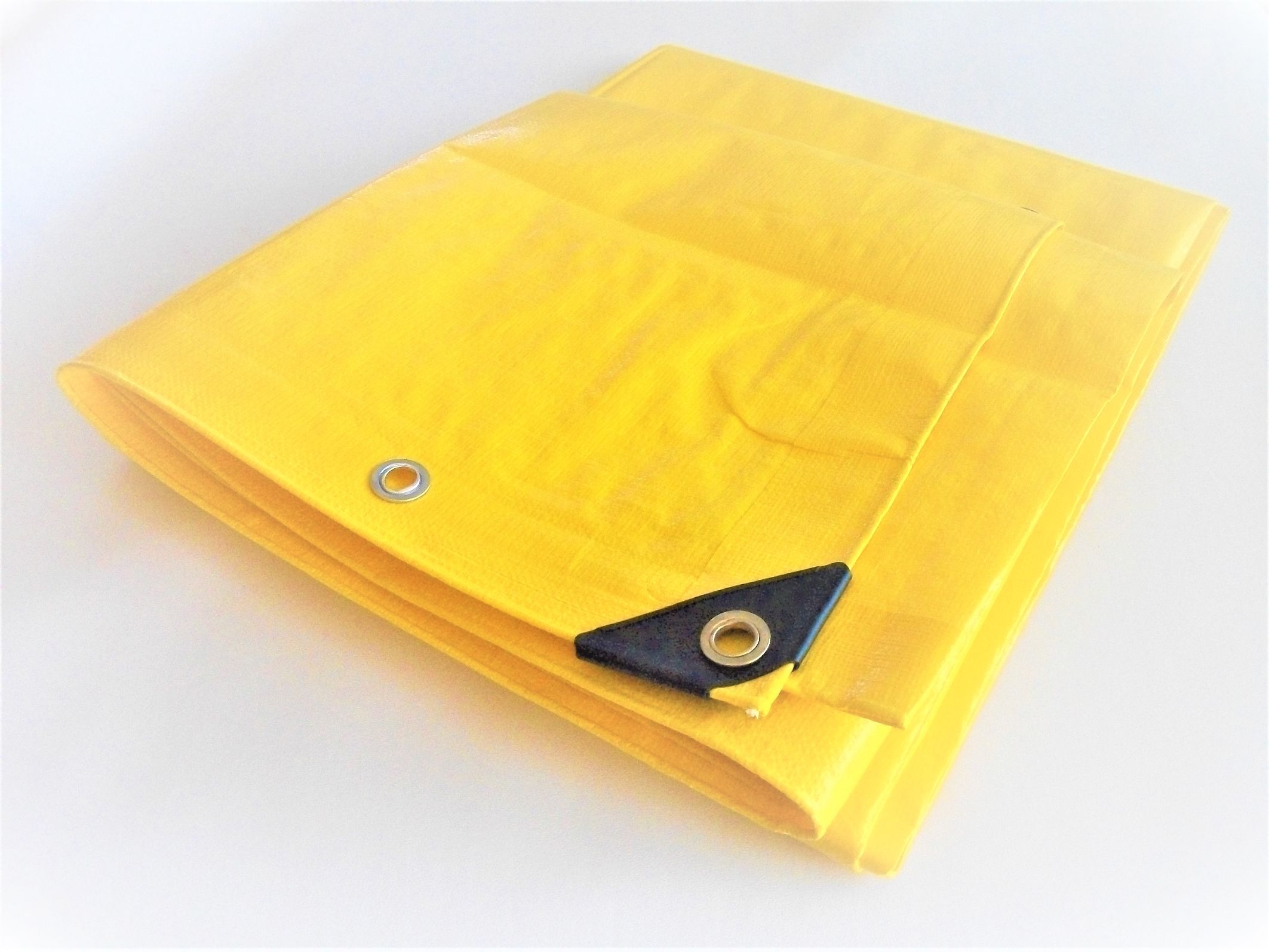 12' x 20' YELLOW HEAVY DUTY POLY TARP ~~ Approx.11'6" x 19'6" ~F/S